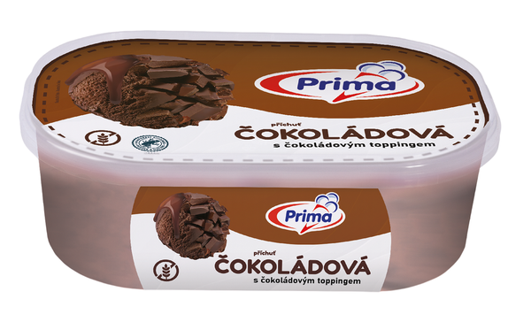 Prima Čokoládová zmrzlina s čokoládovým toppingom | Košík.sk